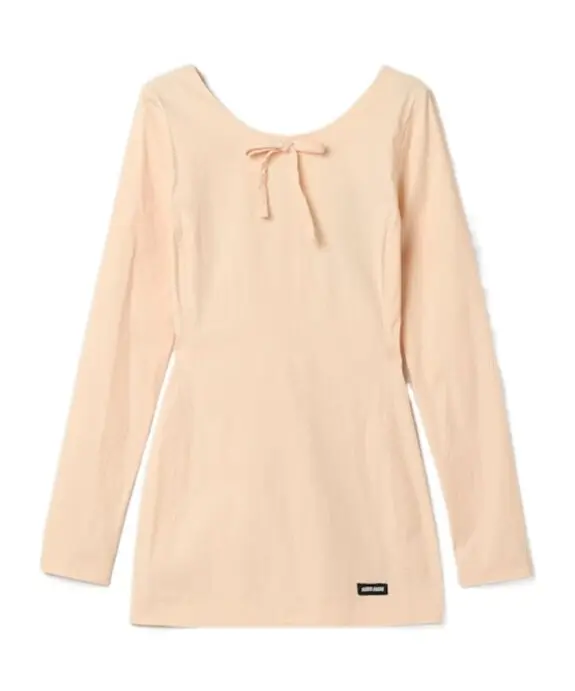 Miu Miu Stretch Poplin Mini-dress - Opal