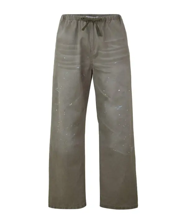 Acne Studios Splattereffect Drawstringwaist Wideleg Trousers