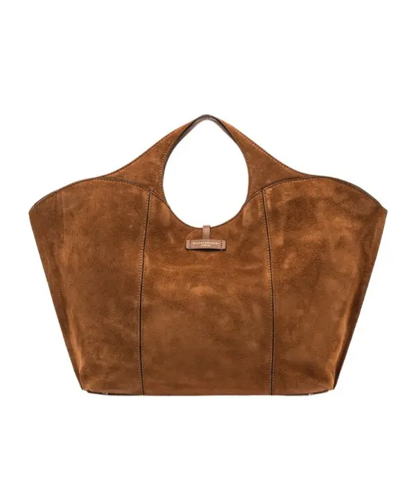 GIANNI CHIARINI Large Infinity Suede Toggle-fastening Tote Bag
