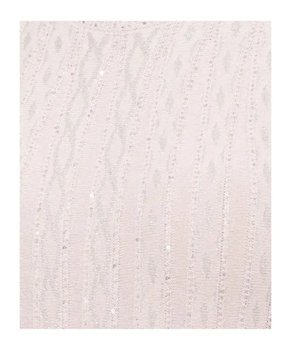 D.exterior Sleeveless Sequinned Knit Dress