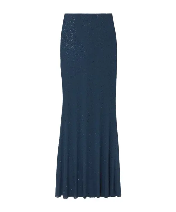 Rebecca Vallance Stretch-tulle Maxi Skirt