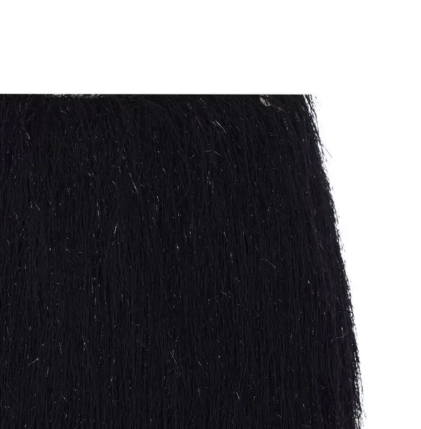 Liu Jo Fringe Mini Skirt - Black