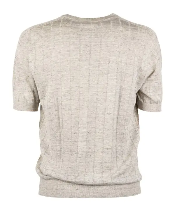 Peserico Ribbed-knit T-shirt