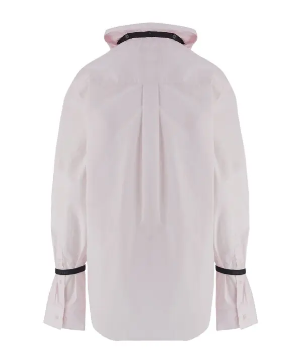 ALAINPAUL Contrast Cuff Detail Shirt - Pink