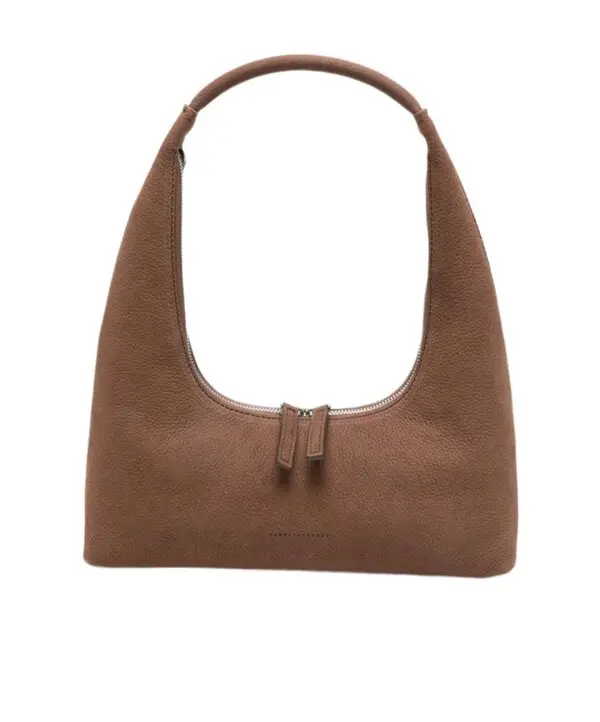 MARGESHERWOOD Zippered Handbag - Brown