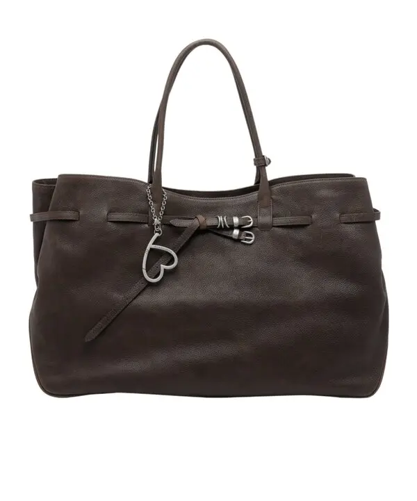 MARGESHERWOOD Grandma Charm Xl Tote Bag - Washed Brown
