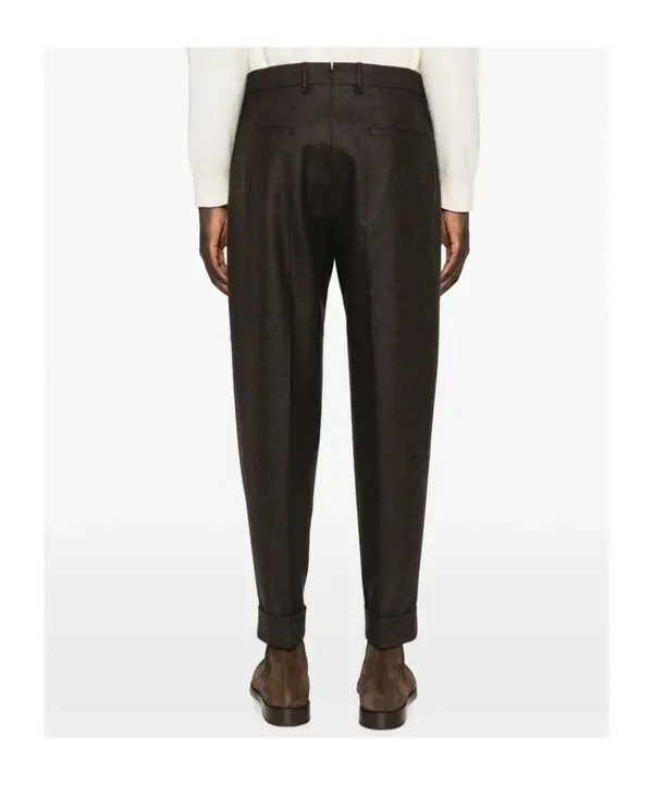 BERWICH Pleated Wool Trousers