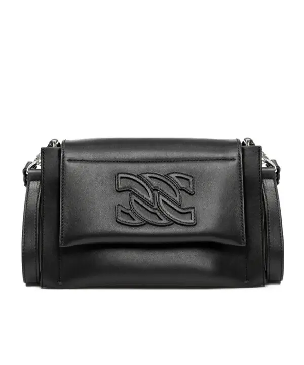 Casadei Logo Embossed Shoulder Bag