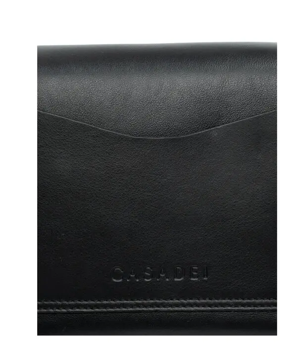 Casadei Logo Embossed Shoulder Bag