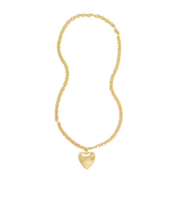 Assouline Gold-toned Heart Pendant Necklace