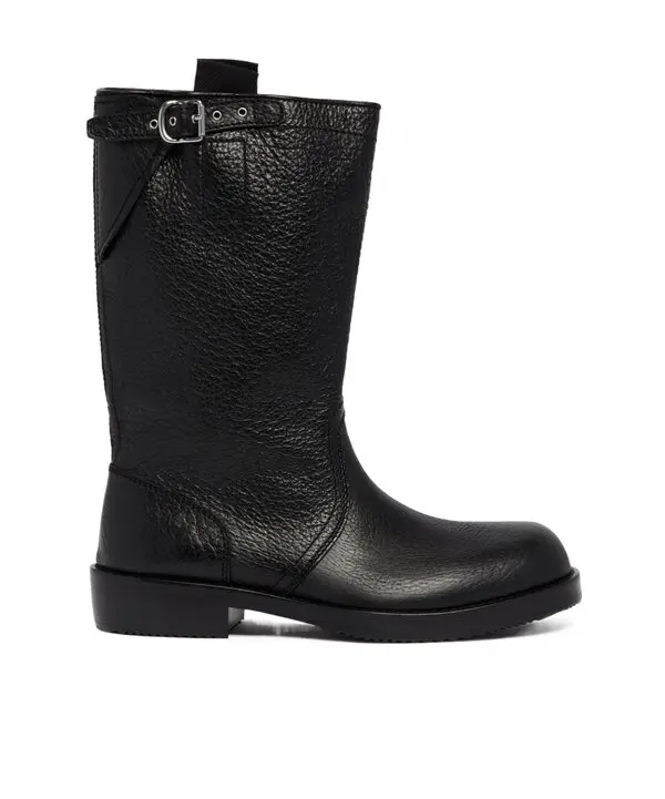Dries Van Noten Round-toe Boots - Black