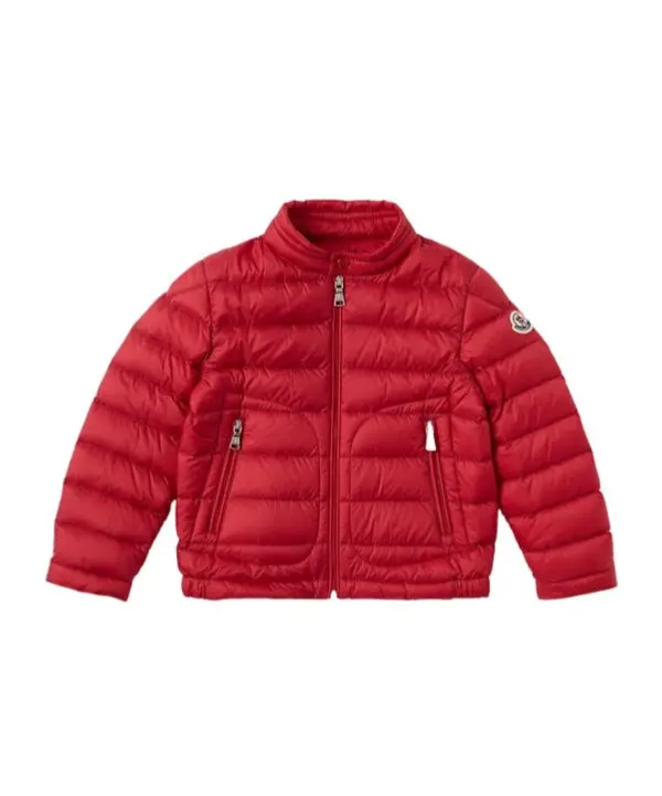 Moncler Nylon Packable Down Jacket - Red