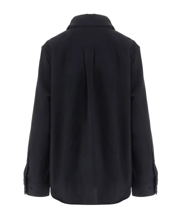 ALAINPAUL Draped Scarf Detail Shirt