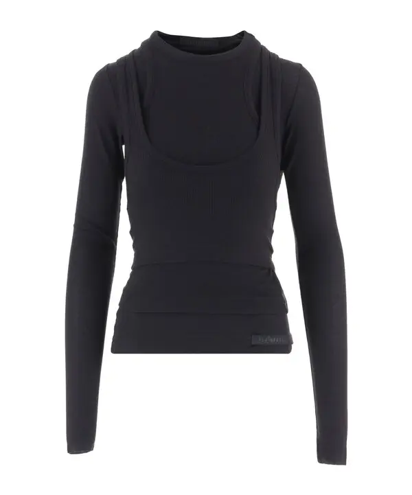 ALAINPAUL Layered Long Sleeve Top