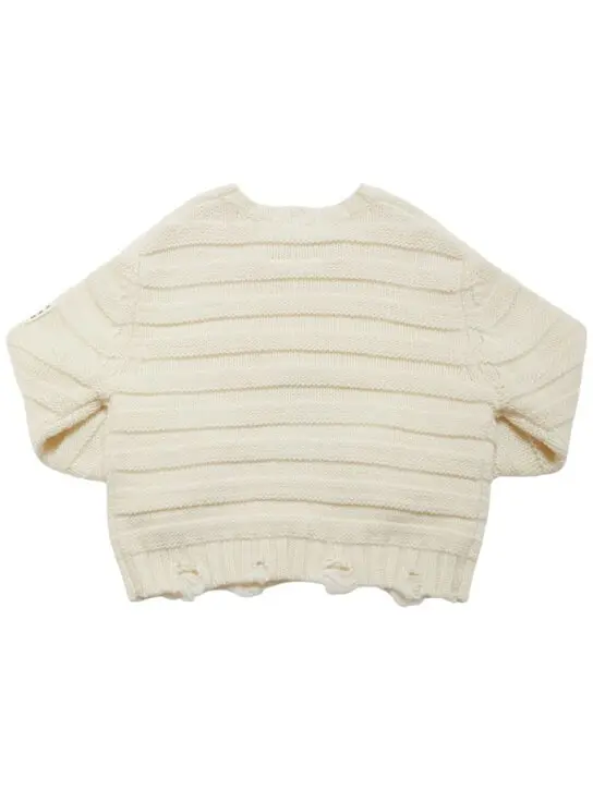 MAISON MARGIELA Wool Blend Knit Sweater