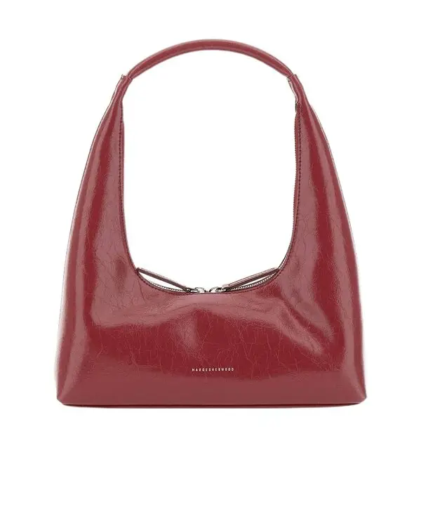 MARGESHERWOOD Zip Hobo Shoulder Bag - Red