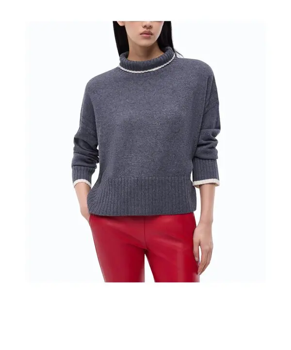 Pinko Turtleneck Knitted Jumper - Gray