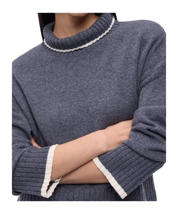 Pinko Turtleneck Knitted Jumper - Gray