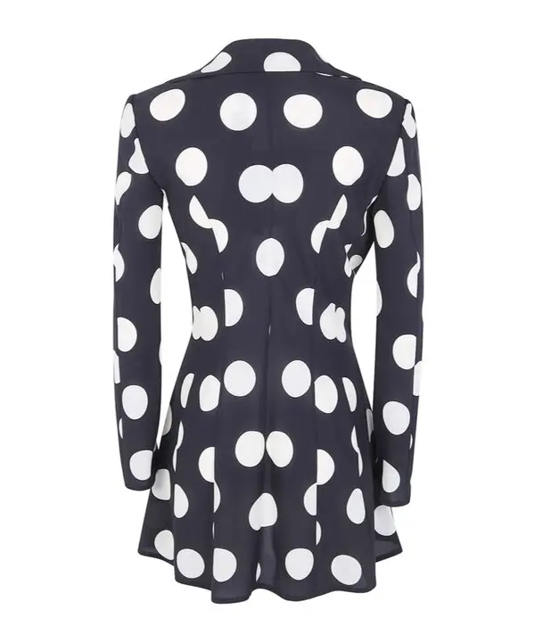 Junya Watanabe Polka-dot Casual Jacket - Black/white