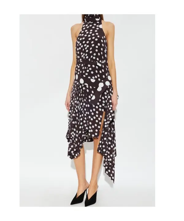IRO PARIS Polka Dot Sleeveless Dress