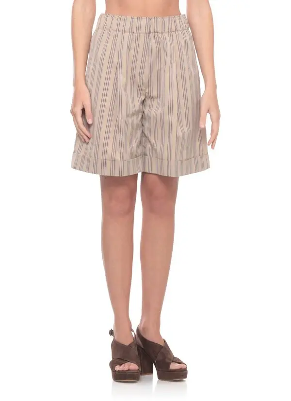 Antonelli Firenze Perilla Striped Bermuda Shorts