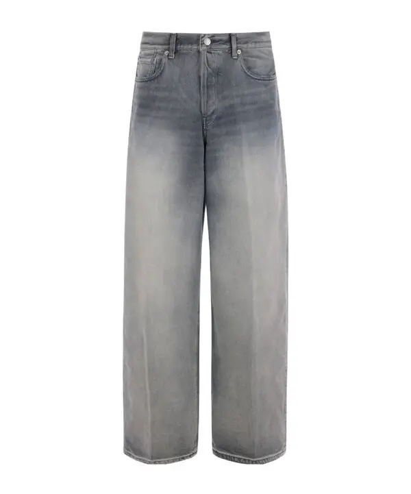HAIKURE Bethany Logo Patch Straight-leg Jeans