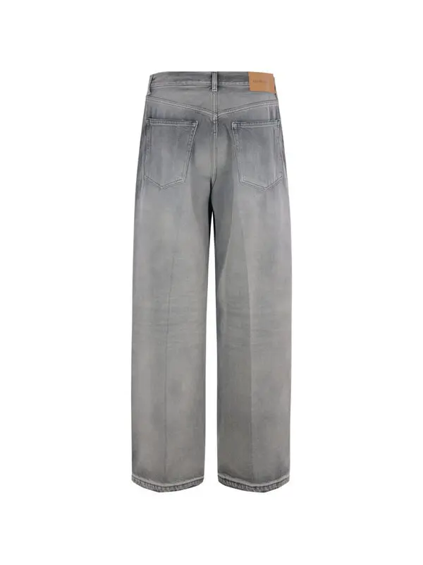 HAIKURE Bethany Logo Patch Straight-leg Jeans