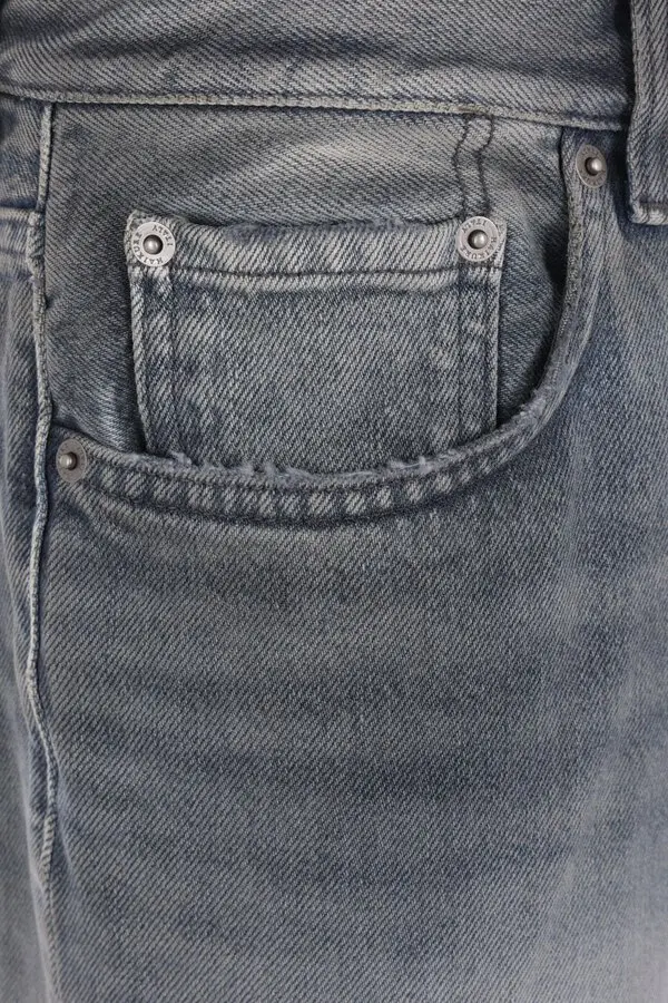 HAIKURE Bethany Logo Patch Straight-leg Jeans