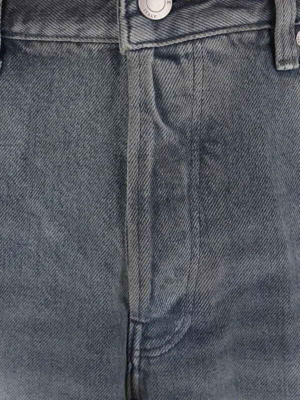 HAIKURE Bethany Logo Patch Straight-leg Jeans