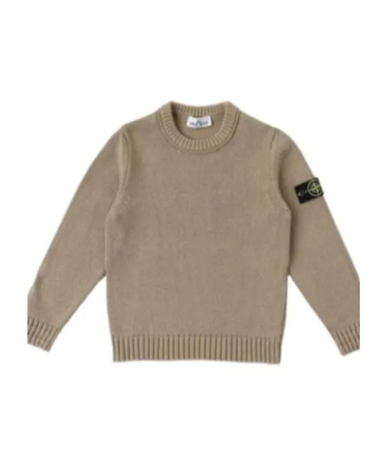 Stone Island Cotton Blend Knit Sweater