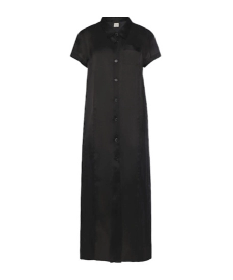 Khaite Classic Lapel Shortsleeve Dress