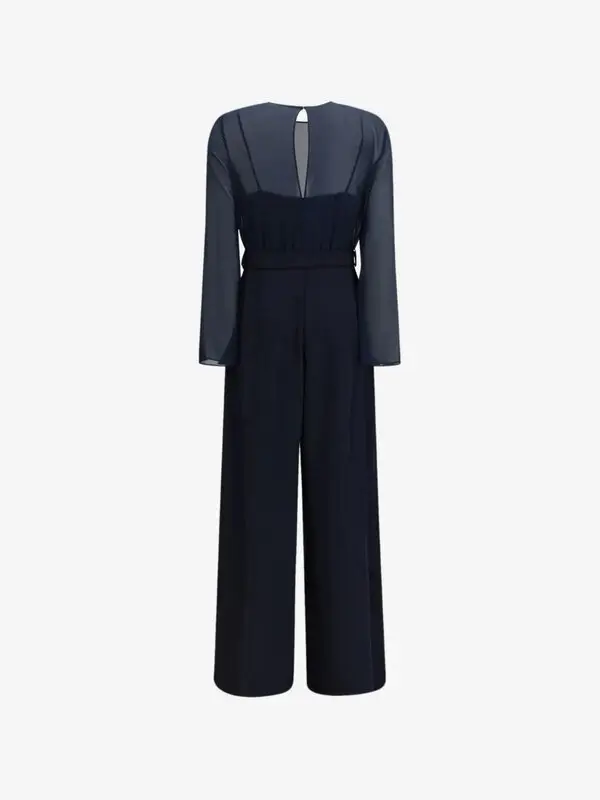 P.a.r.o.s.h Belted Jumpsuit - Blue