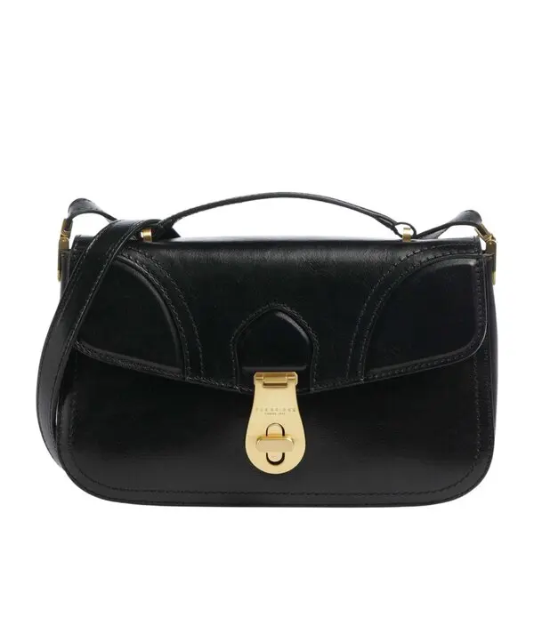 THE BRIDGE Flap Shoulder Bag - Nero