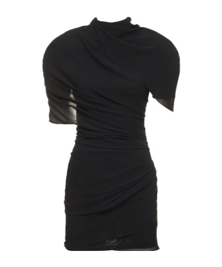 Jacquemus Crew Neck Asymmetric Shortsleeve Dress