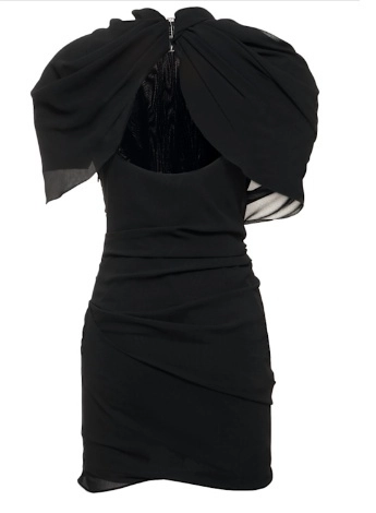 Jacquemus Crew Neck Asymmetric Shortsleeve Dress
