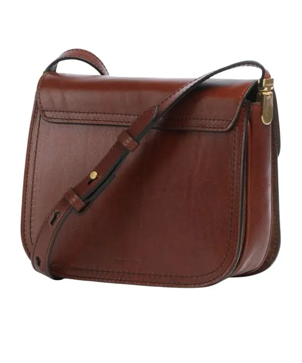 THE BRIDGE Flap Shoulder Bag - Marrone