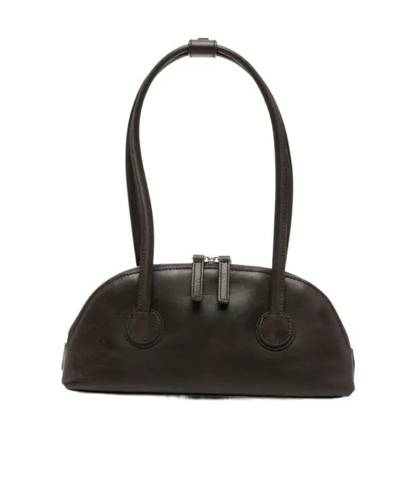 MARGESHERWOOD Zippered Handbag - Brown