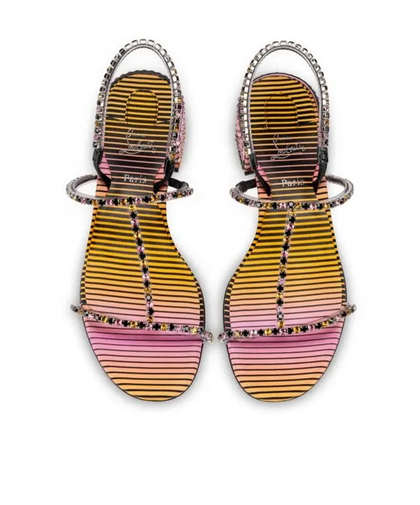 CHRISTIAN LOUBOUTIN Queenie Flat Sandals