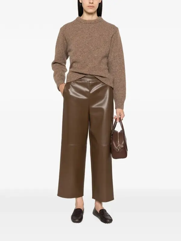 Max Mara Straight Leg Pants - Brown