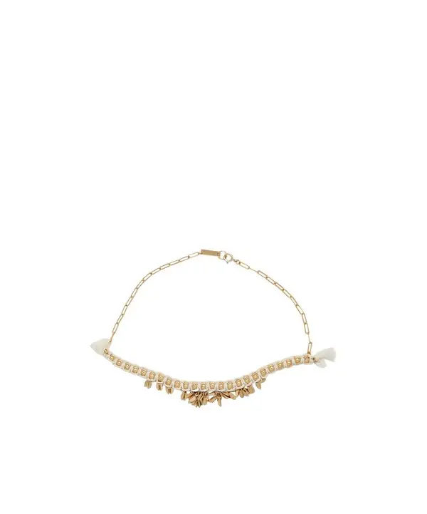 Isabel Marant Étoile Woven Tassel Necklace - Yellow