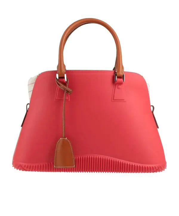 MAISON MARGIELA Plaid Tote Bag - Red