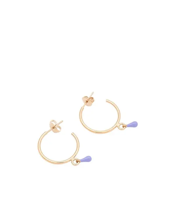 Isabel Marant Étoile Hoop Earrings With Teardrop Charms