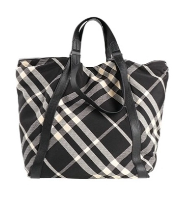 Burberry Two-color Leather Handbag