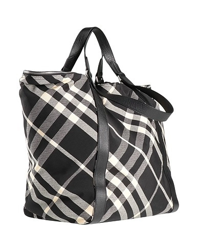 Burberry Two-color Leather Handbag