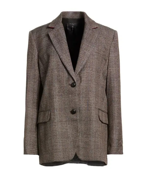 Rag & Bone Checked Suit Jacket