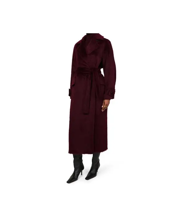 Max Mara Albata Long Coat - Brown
