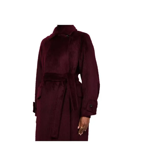 Max Mara Albata Long Coat - Brown