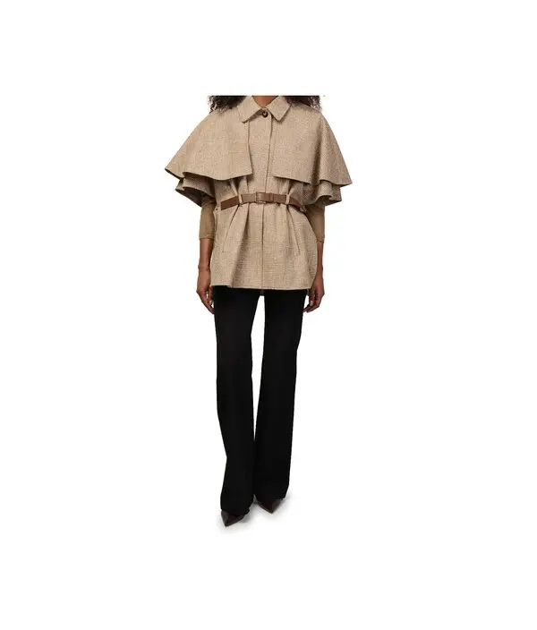 Max Mara Belted Cape