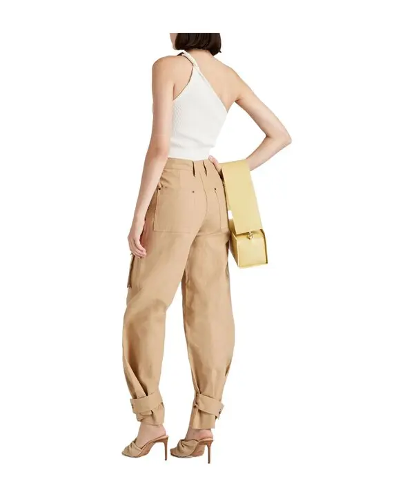 Jacquemus Single-shoulder Two-color Knitted Top