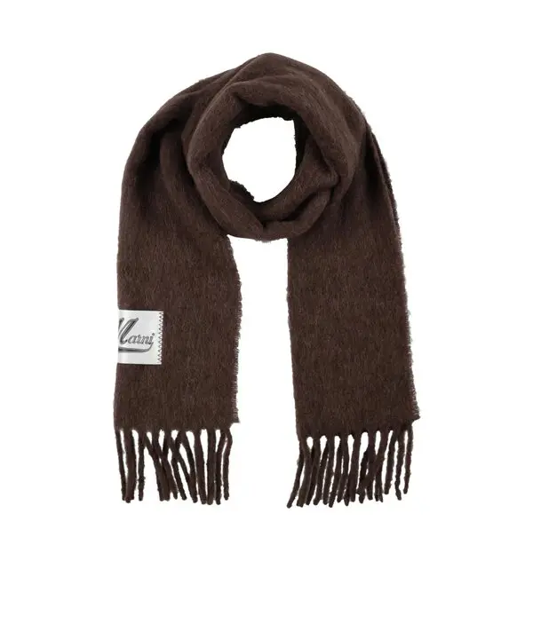 Marni Solid-color Wool Scarf